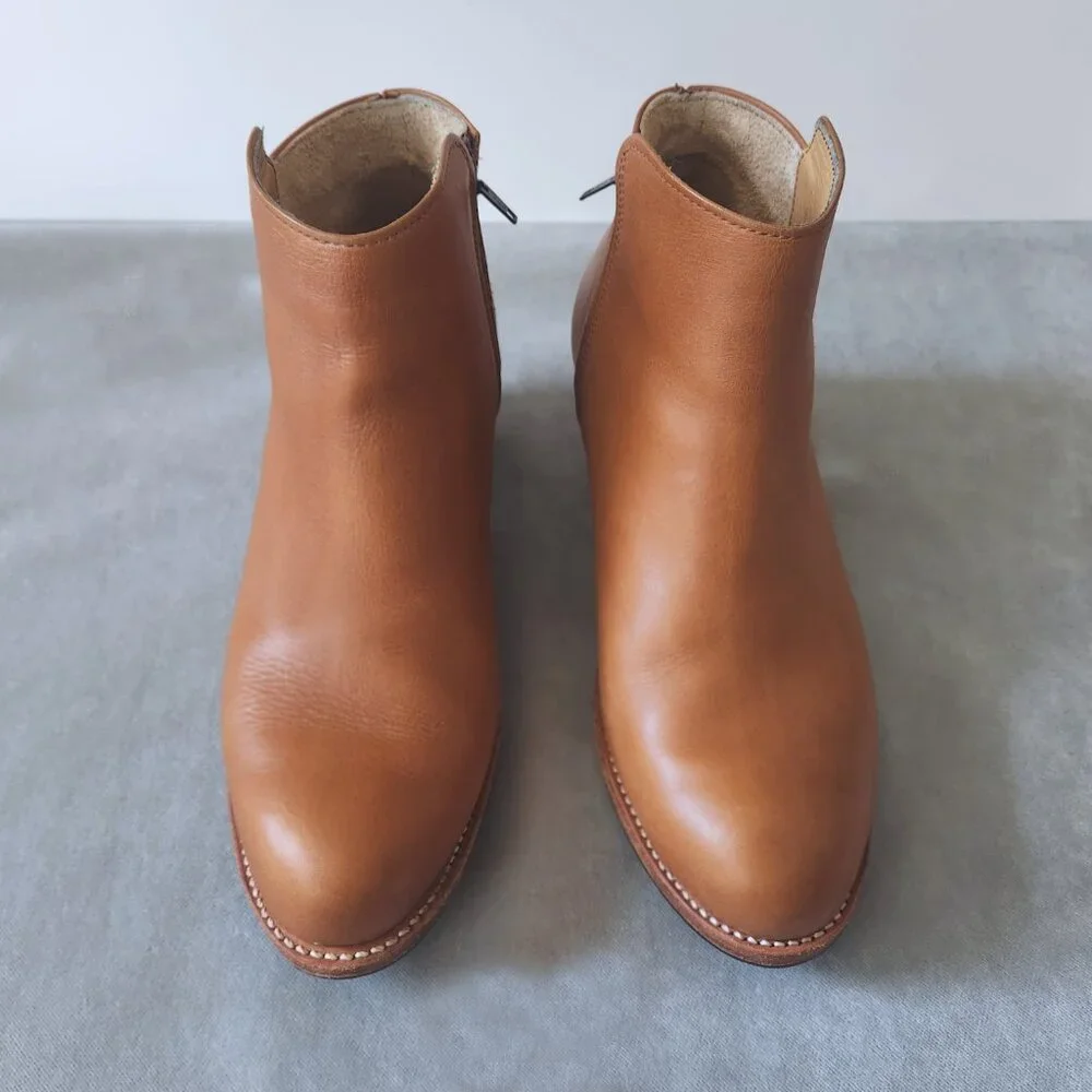 Adelante | Shoes | Adelante The Granada Caramel Handmade Leather Ankle ...